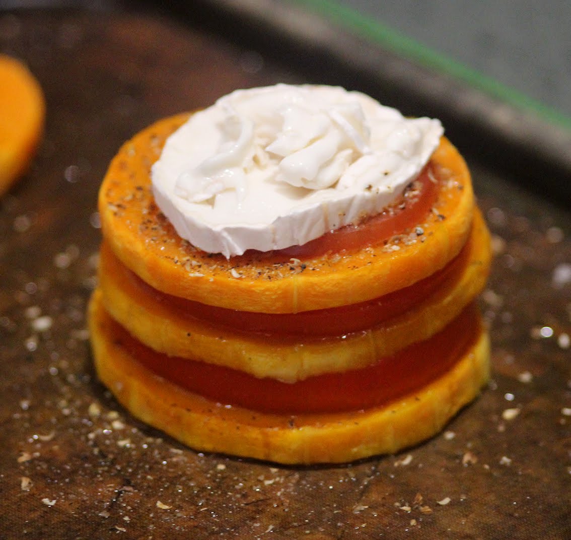 New River Dining: Layer bake of roasted vegetables