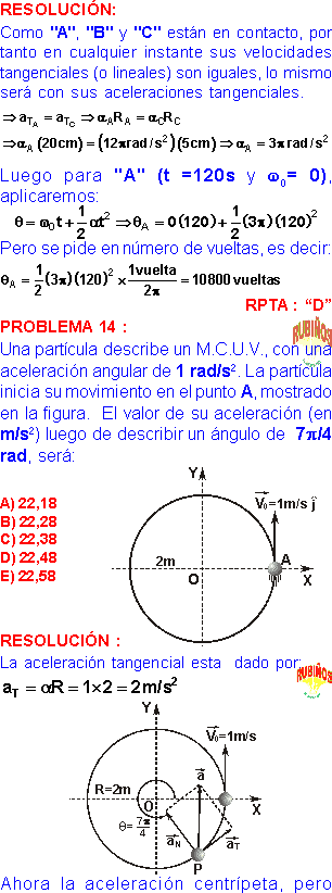 MOVIMIENTO CIRCULAR UNIFORMEMENTE VARIADO FÓRMULAS EJEMPLOS Y ...