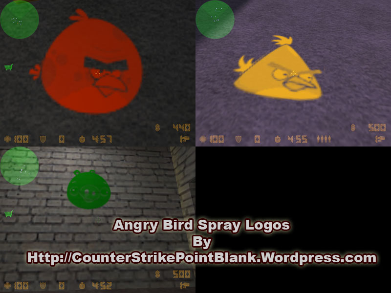 Counter Strike Sprays: Angry Birds Spray Logo