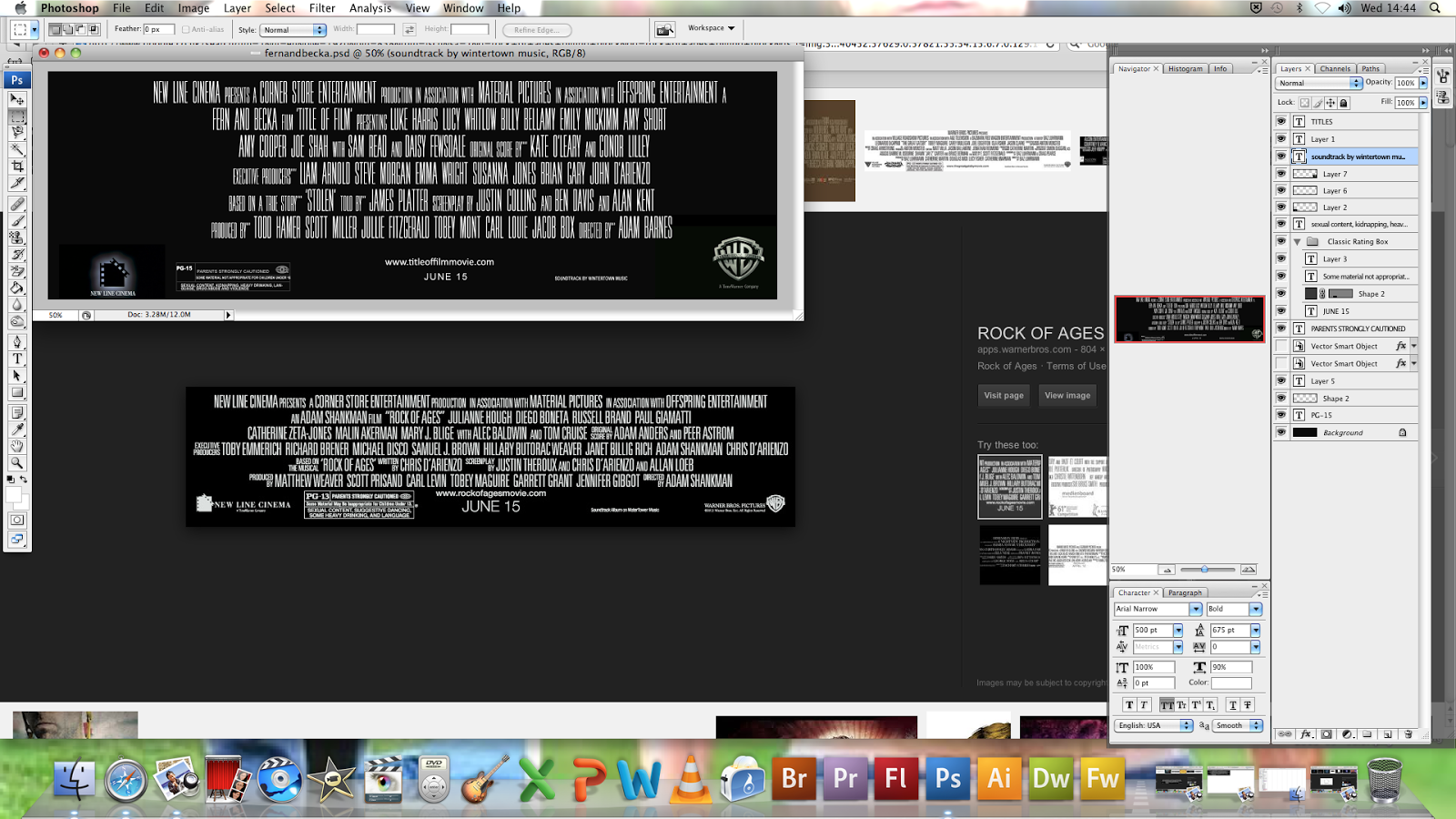 Evaluating our final practise media piece: Billing block