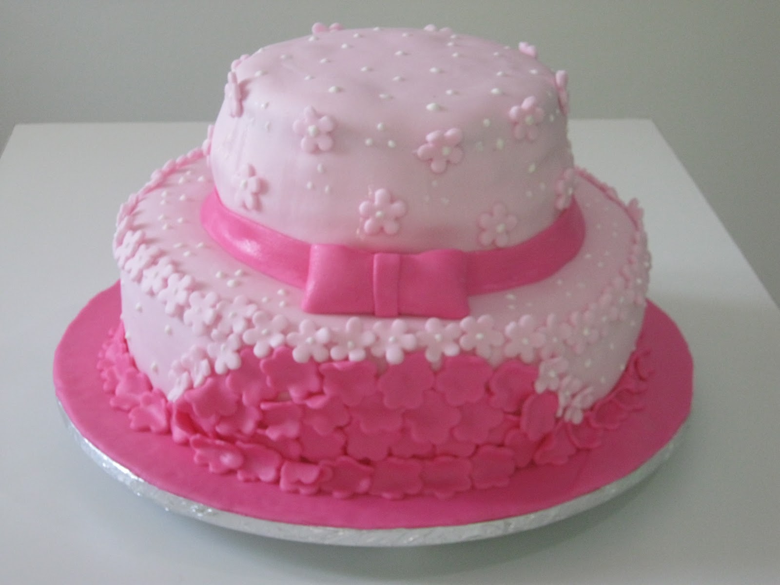 Doces Segredos: Bolo Rosa!!