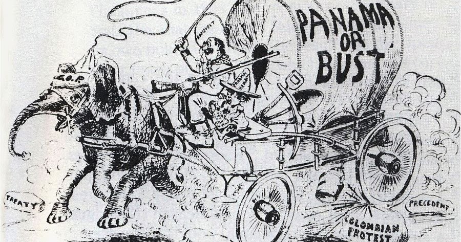 American Imperialism through Political Cartoons : The Panama Canal