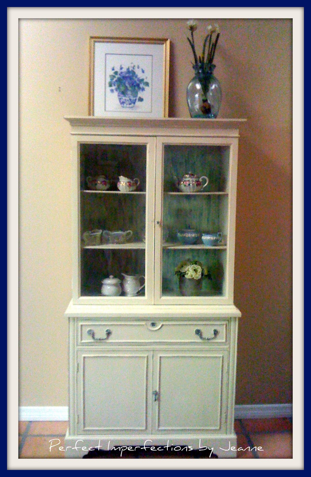 Perfect Imperfections by Jeanne: Small Hutch Makeover