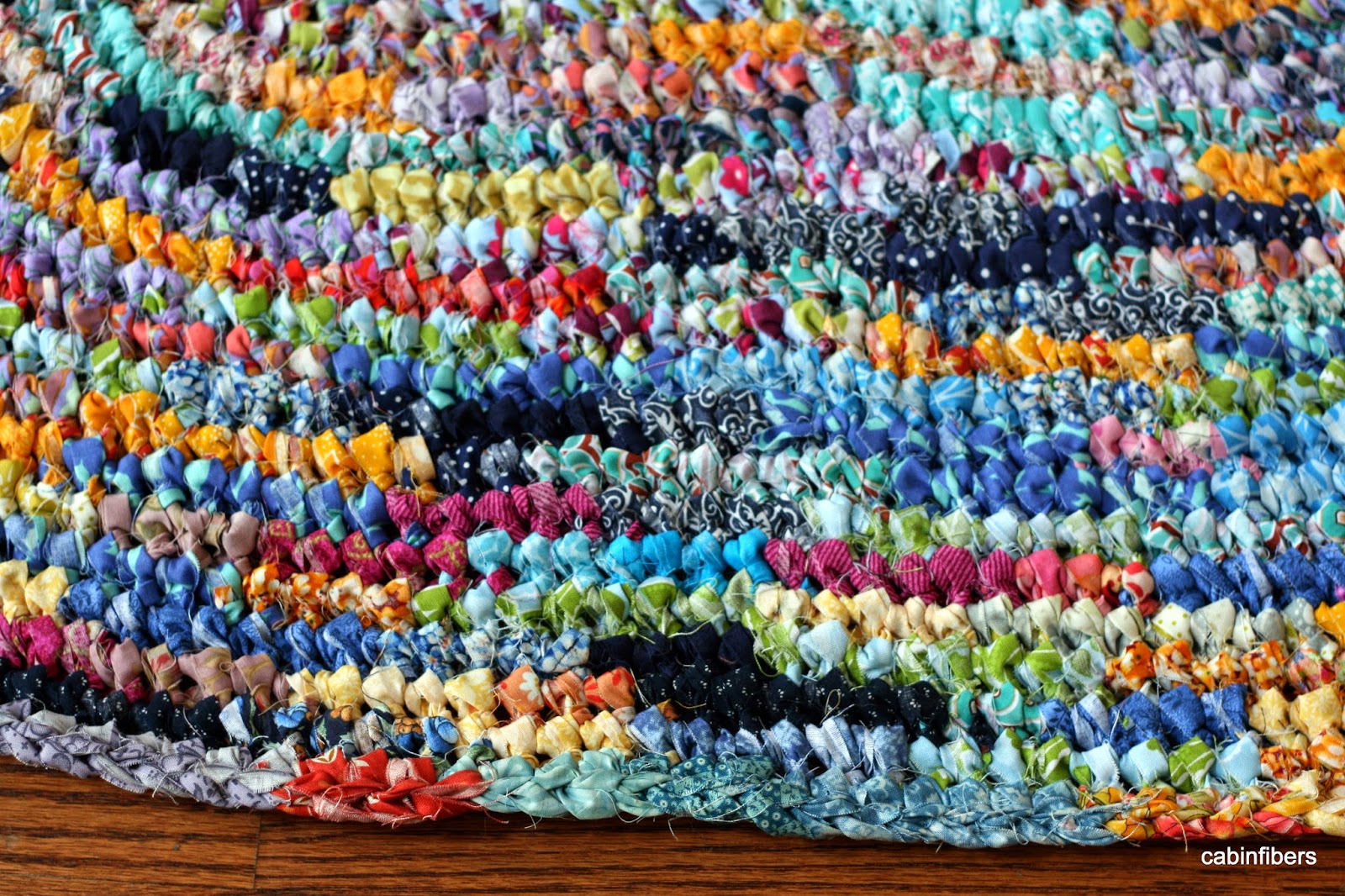 Cabin Fibers: Ulitmate Scrap Buster: The Rag Rug - Q3 FAL