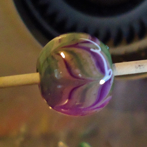 Jolene Beads: Tutorial - Raked reactive bead