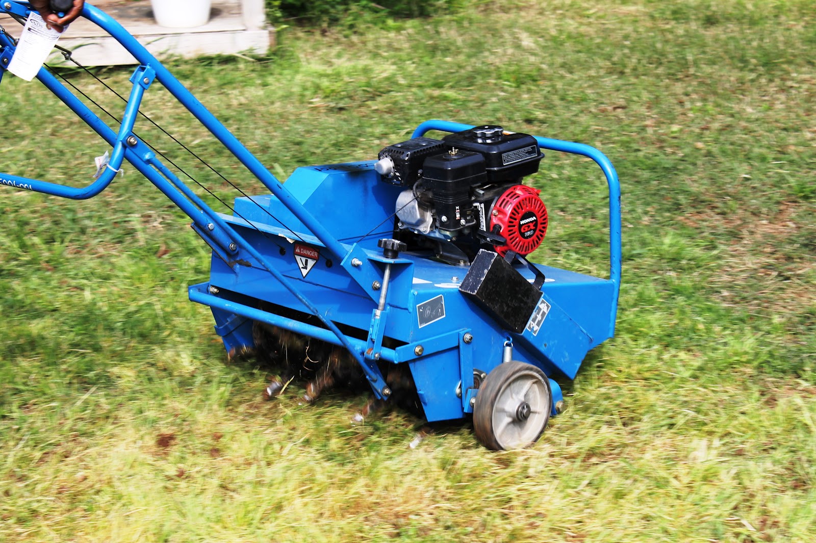 Over-seeding our Lawn - Home Depot Center
