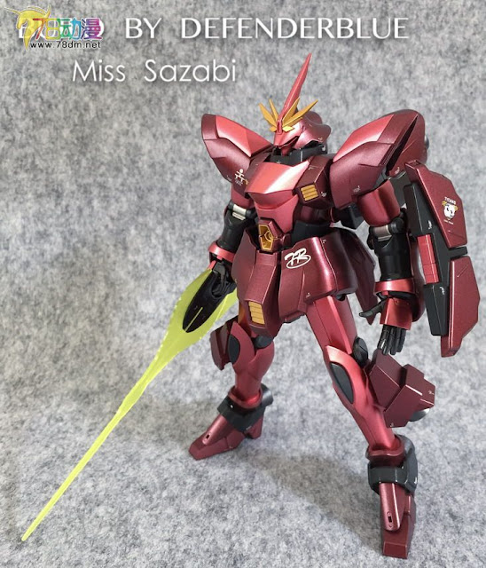 Gundam Family: HGBF 1/144 Miss Sazabi Painted Build