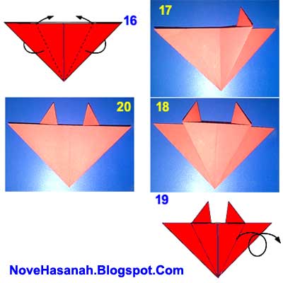 Cara Menciptakan Origami Hewan : Kepiting