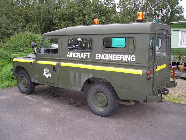 RAF Series 3 EOD Land Rover