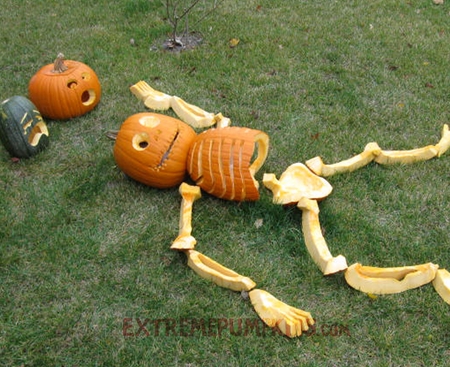 Pumpkin Skeleton Art ~ Pallimed: Arts and Humanities