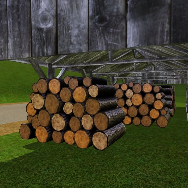 Simming in Magnificent Style: Wood cutter 2. wood pile for CAW