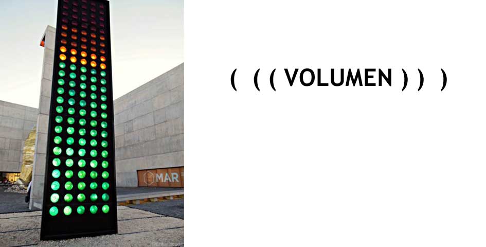 VOLUMEN ) ) ): _ Reactable: interfaces musicales tangibles _