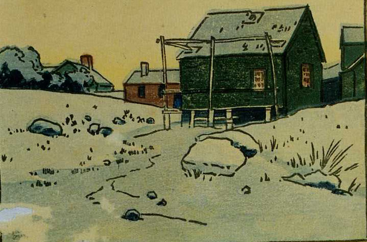 Modern Printmakers: Arthur Wesley Dow: declaration of independence