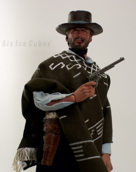 Six Ice Cubes Artwork: Clint Eastwood 1/6 "Blondie"