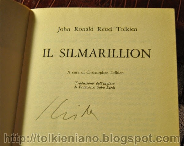 Tolkien collection: Il Silmarillion, edizione italiana 1985 firmato da Piero Crida