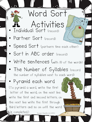 3rd Grade Grapevine: A Treasure of Word Sorts: Spelling lists for the ...