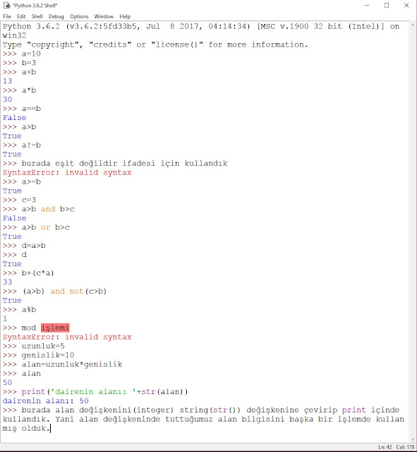 Python List Komutları