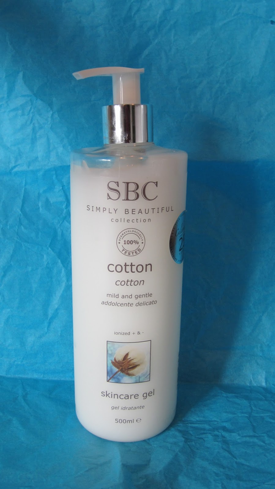 Erdbeersekt - Testen und Bewerten: Produkttest: SBC Cotton Skincare Gel
