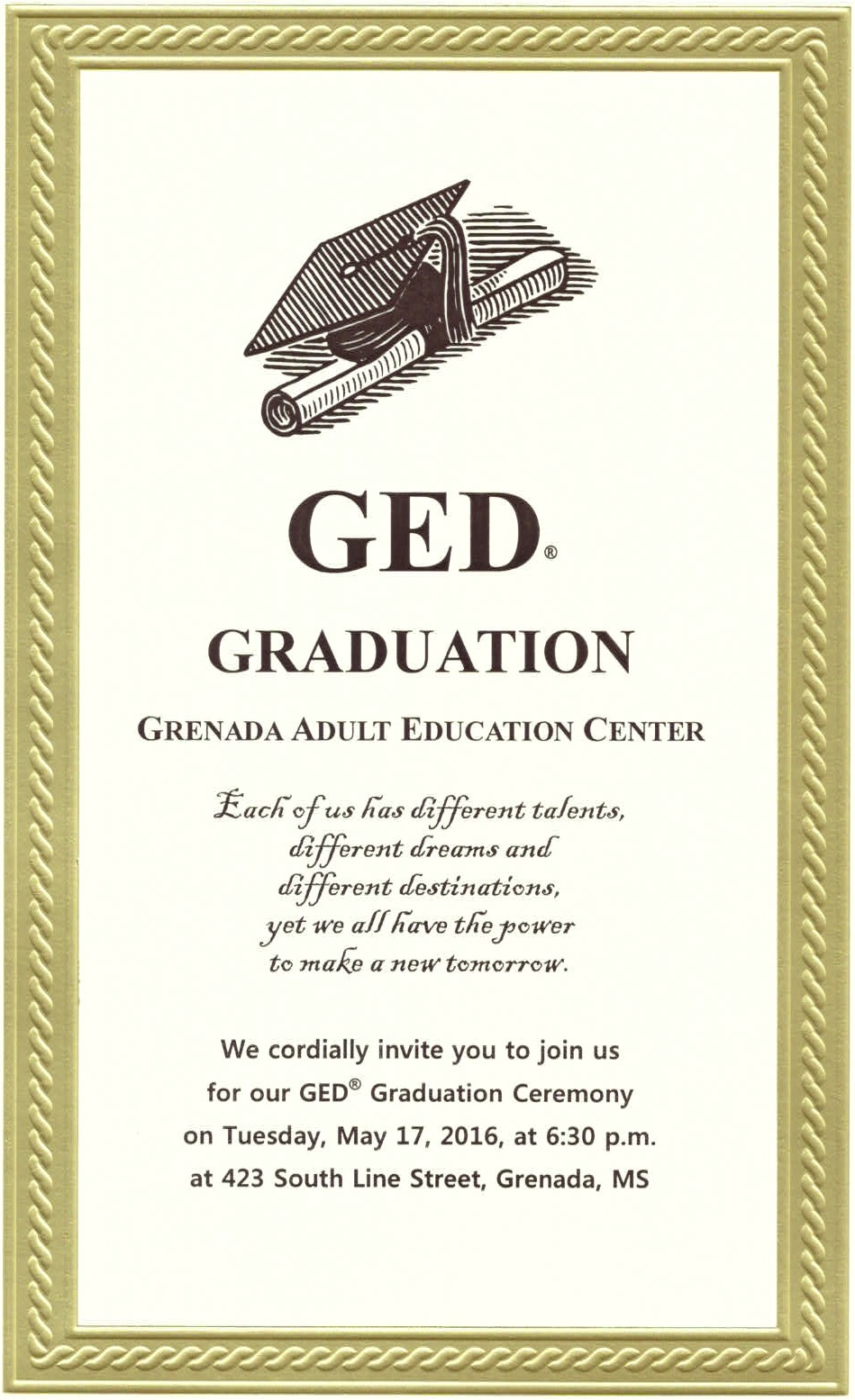 Grenada League for Adult Development (GLAD): Awards & GED Graduation ...