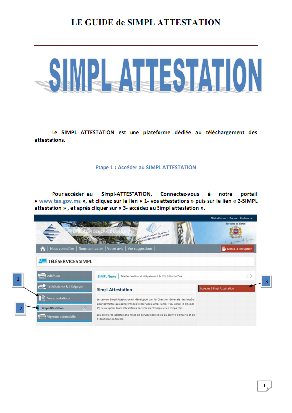 HOW TO ?: LE GUIDE de SIMPL ATTESTATION