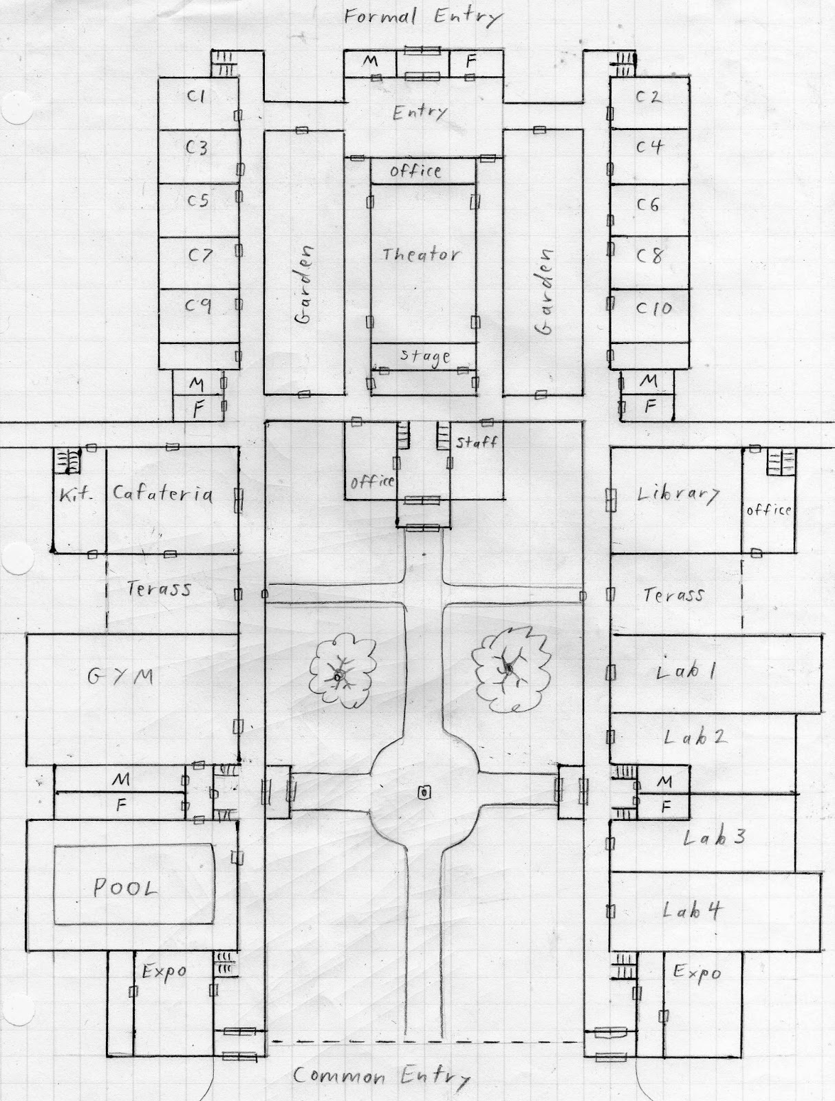 Anime RPG 2030: School Map