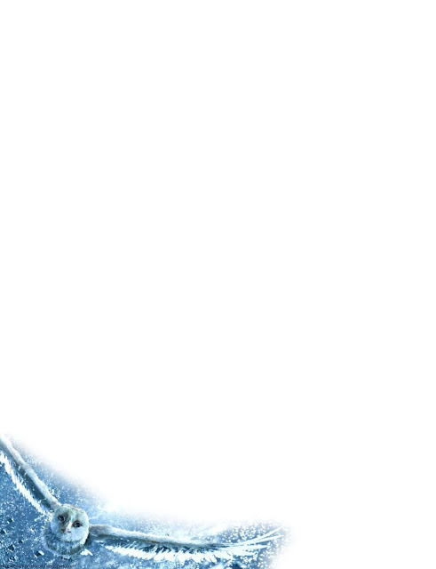 Bordes Decorativos: Bordes decorativos de hojas de Búhos para imprimir