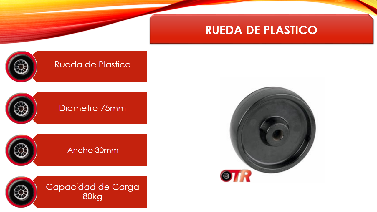PLANTILLA TODO RUEDA: RUEDA DE PLASTICO