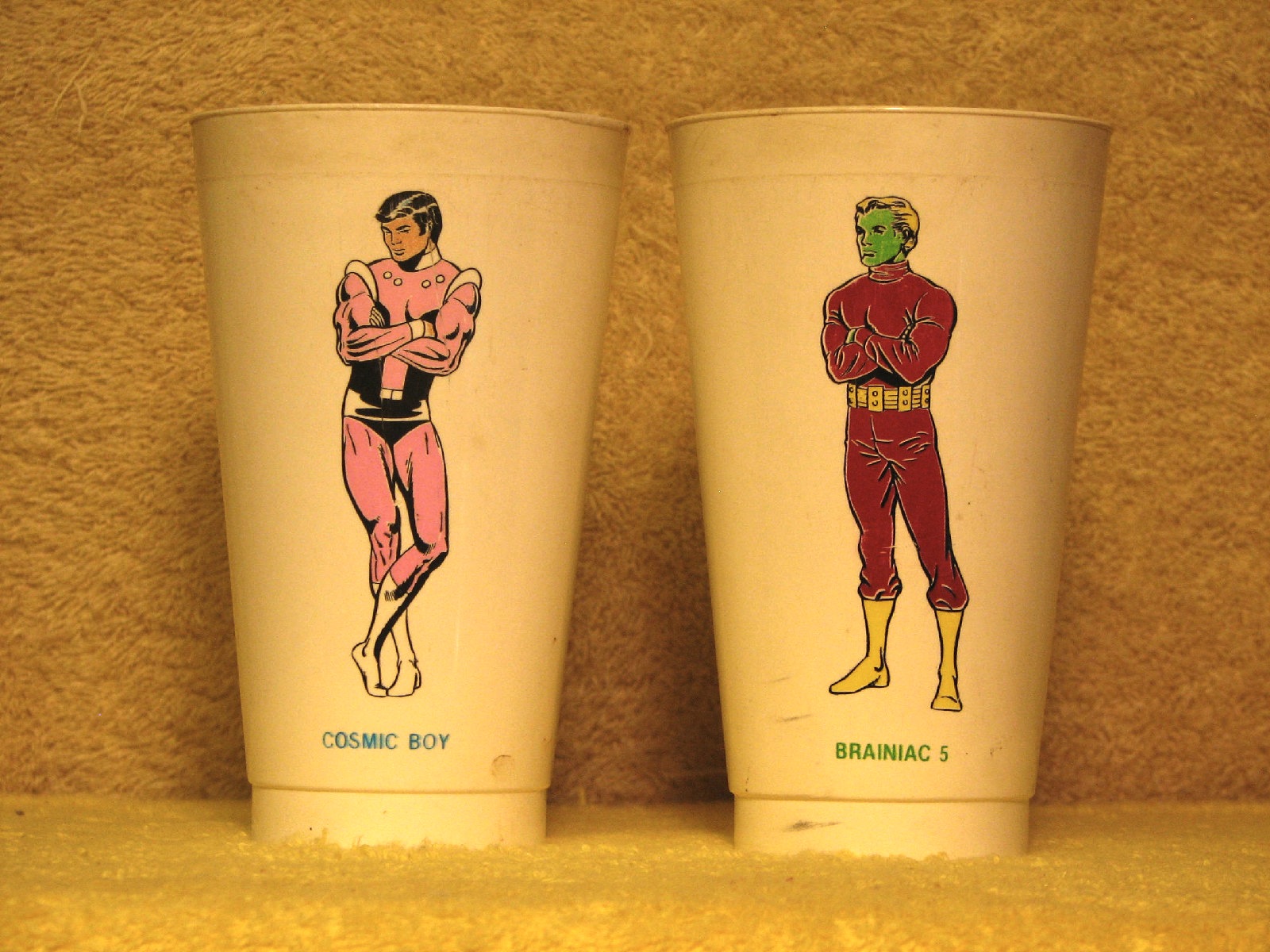 Summer means Slurpee cups! Vintage DC Comics character cups