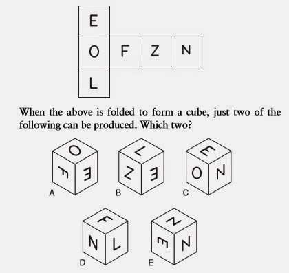 Folding Cube IQ | IQVille - - Perfect place for Logical Challenges and ...