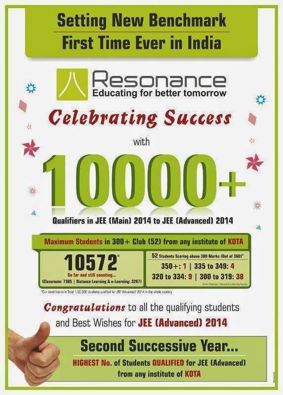 JEE MAINS 2014: Kota Coaching Toppers