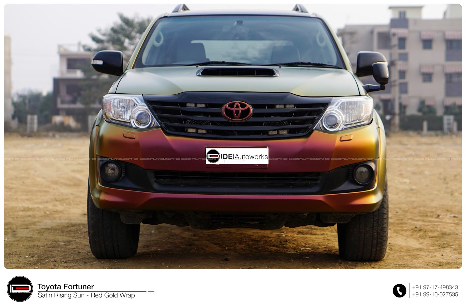 Toyota Fortuner - Color Flow Wrap | IDE Autoworks