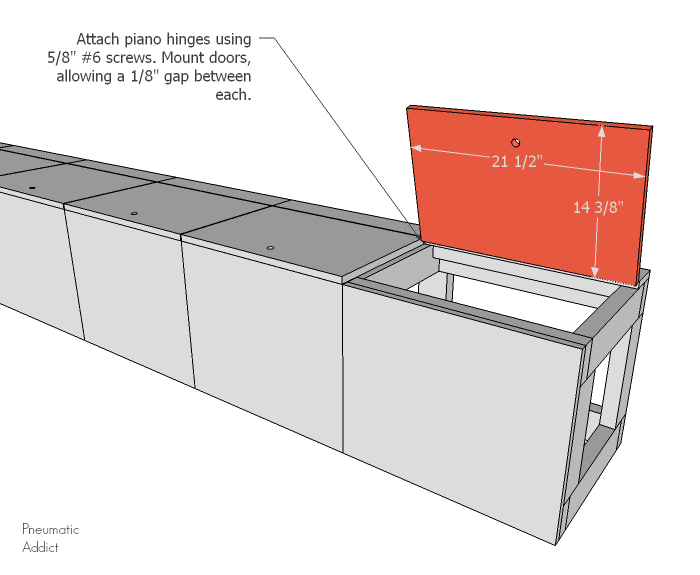 How to Build a Modern Built-In Storage Bench | Pneumatic Addict