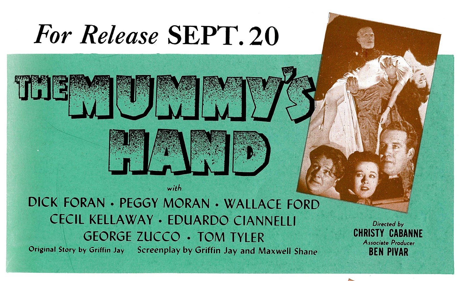 The Mummys Hand Poster