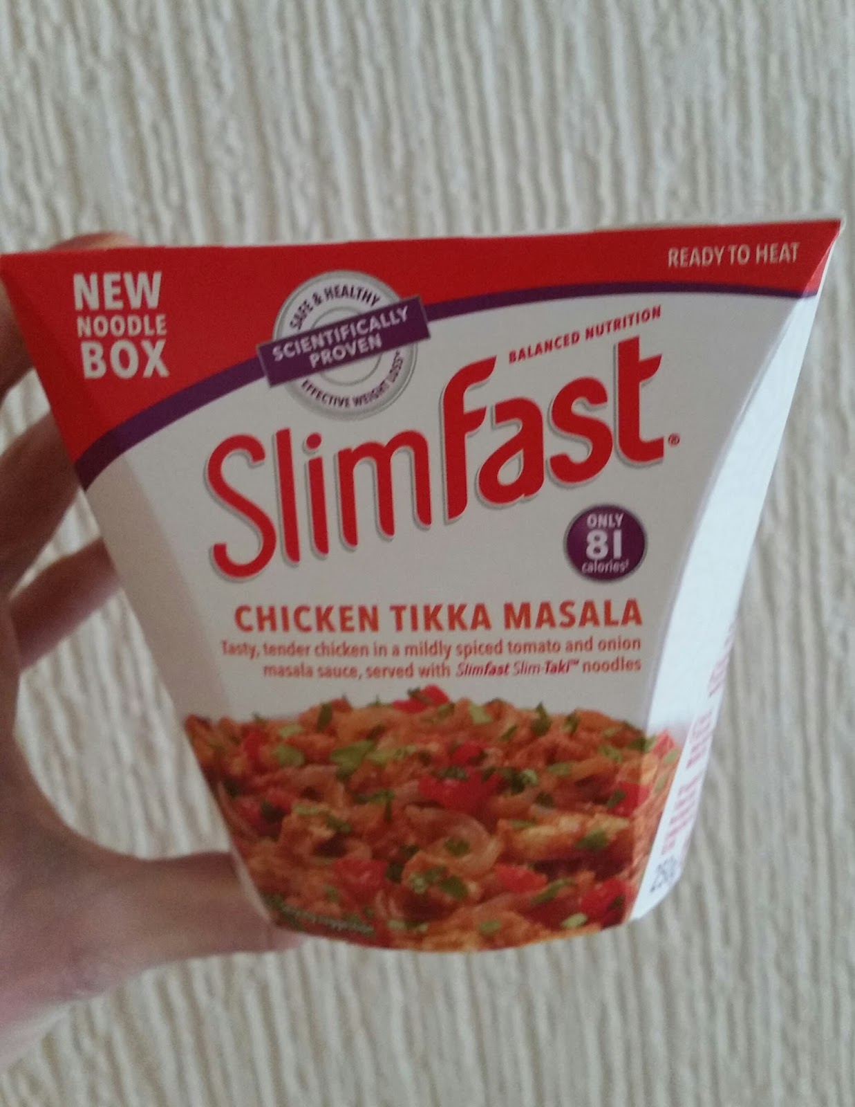 Trust Me Treats: Slim Fast Chicken Tikka Massala Slim-Taki Noodles review