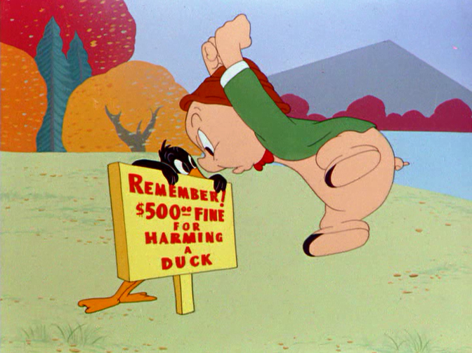 Likely Looney, Mostly Merrie: 389. My Favorite Duck (1942)