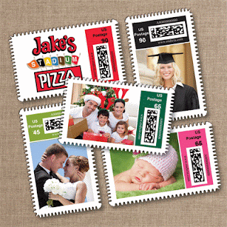 Occasions to Blog: Personalized Postage Stamps from Occasions In Print