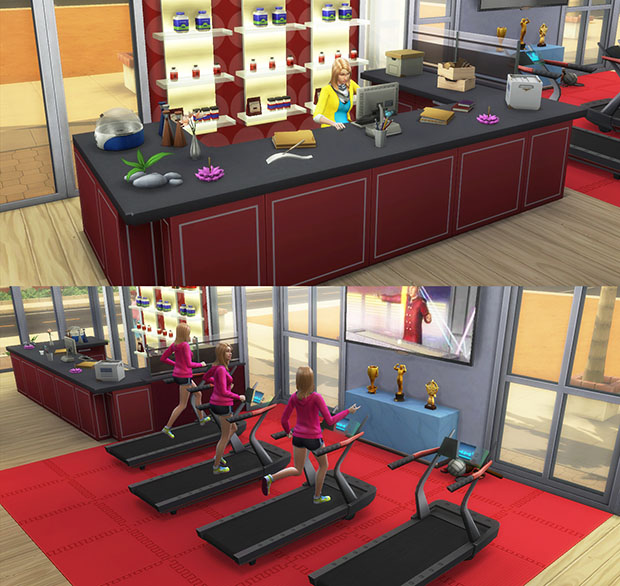 Academia Sims Fitness - The Sims 4 - TodaSims