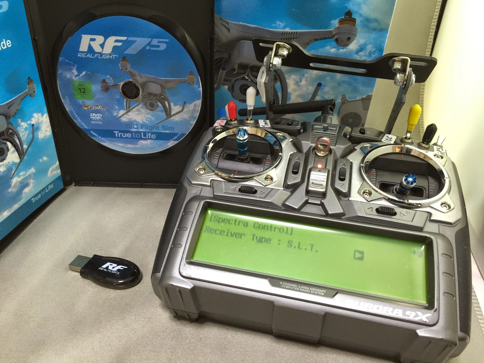 空撮BLOG (DJI Phantom HITEC AURORA 9X): RealFlight 7.5 +HiTEC AURORA9X ...