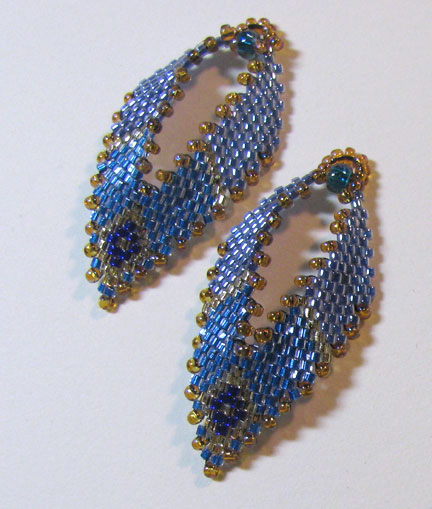 Russian leaves - bead weaving tutorials
