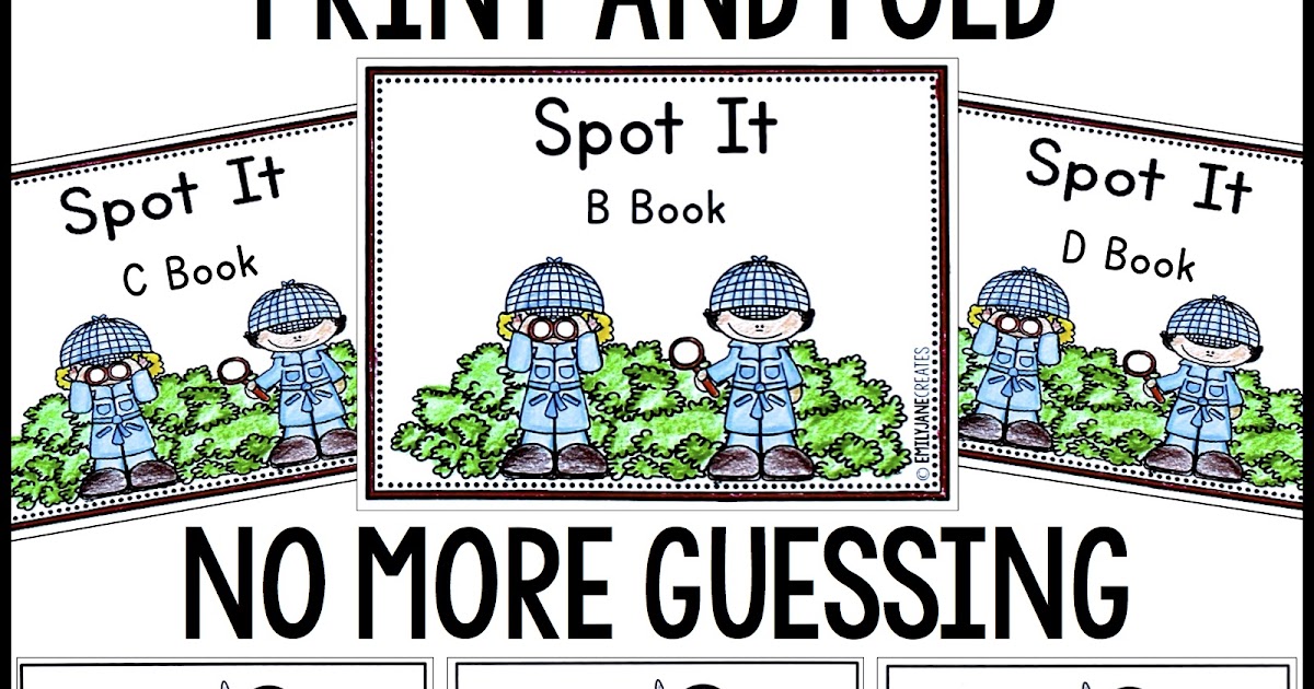Emily Jane Creates: CVC SPOT IT BOOKS (PRINT AND FOLD)