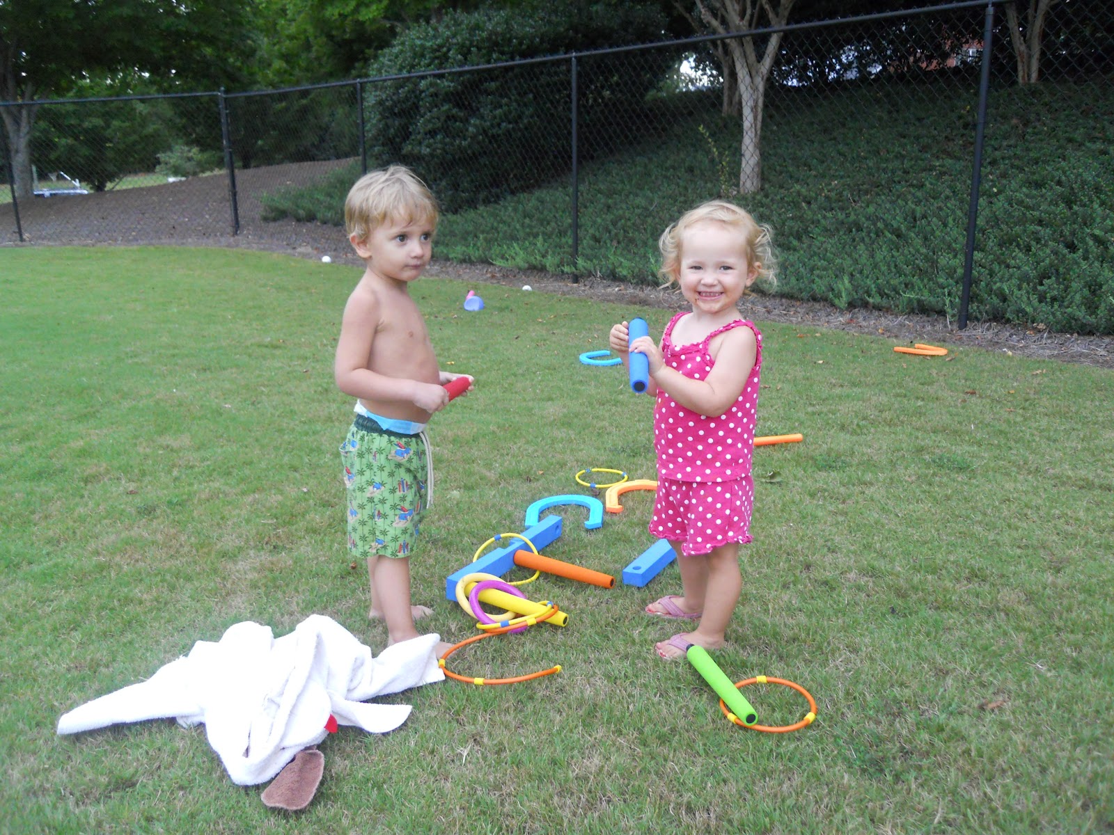 The Gibson Family: Neighborhood Pool Party