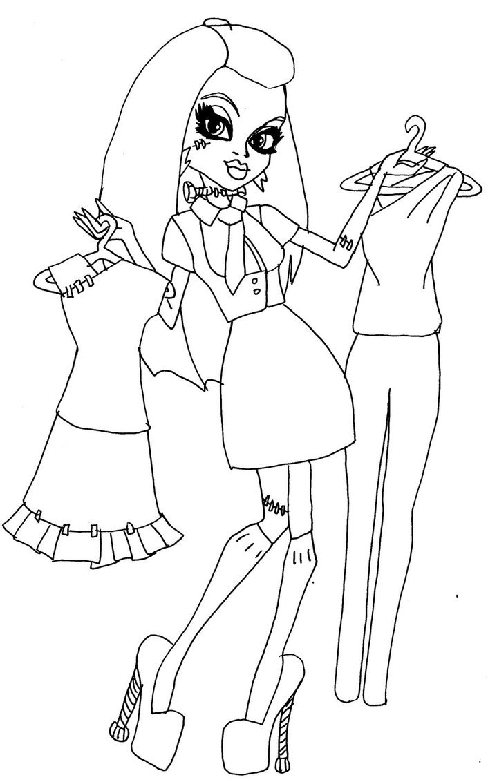 Desenhos para colorir: Monster High para Colorir