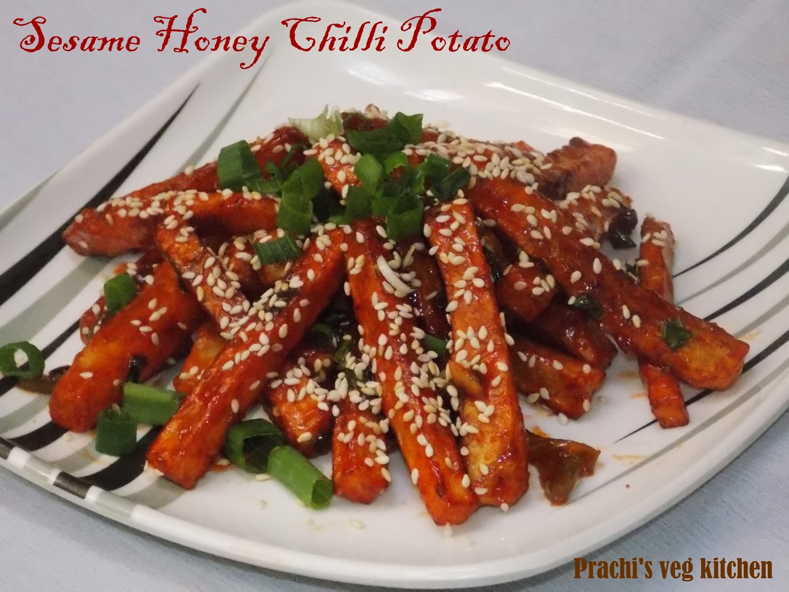 SesameHoney Chilli Potato