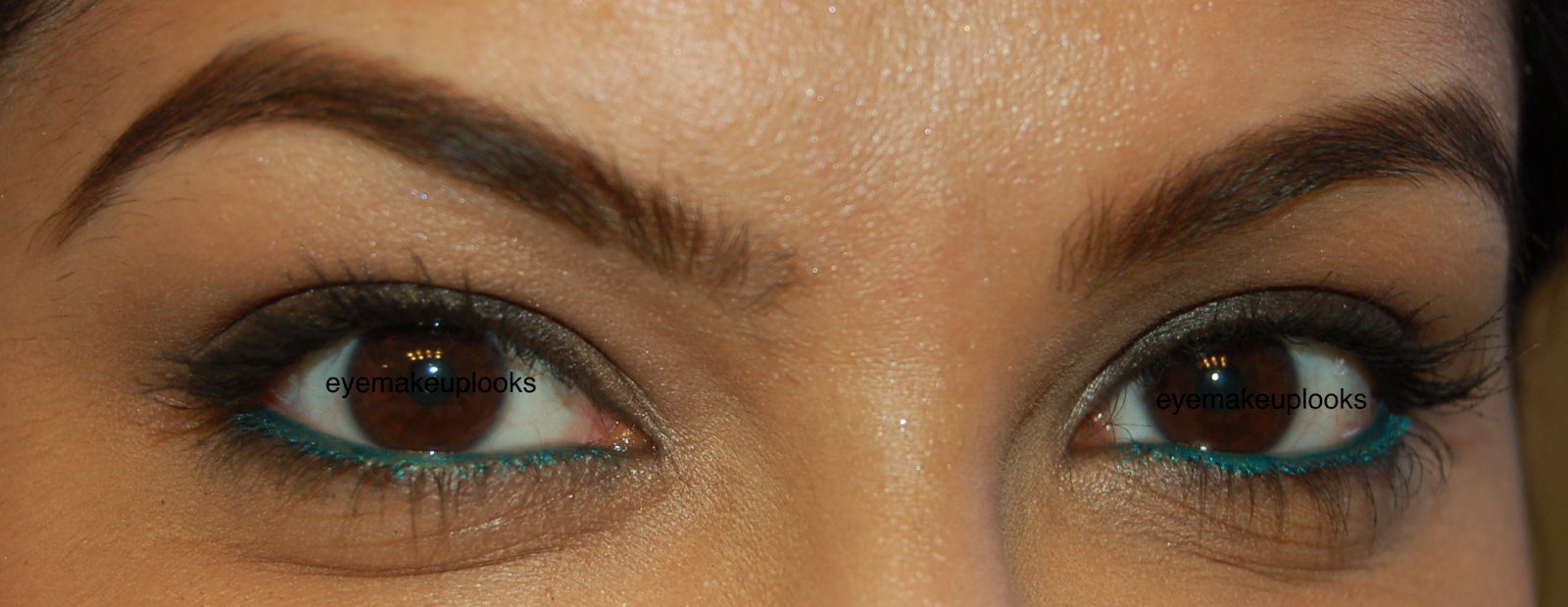 An Eye Makeup Addicts Blog: Subtle blue teal liner: I love!