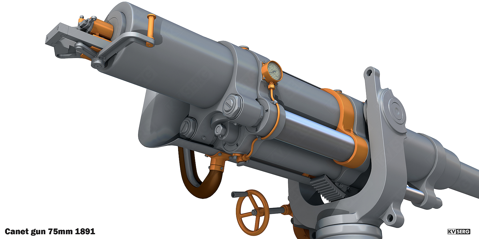 KVSERG ART: Canet gun 75mm