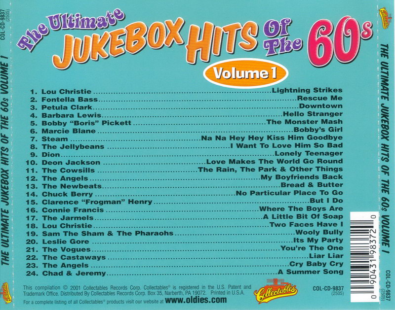 ENTRE MUSICA: THE ULTIMATE JUKEBOX HITS OF THE 60s - Varios artistas (5 ...
