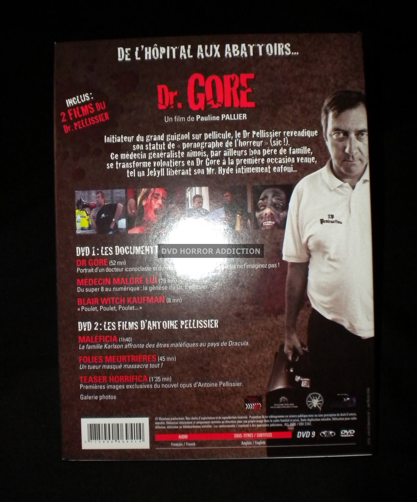 HORROR ADDICTION DVD & BLU-RAY: DR GORE 2010