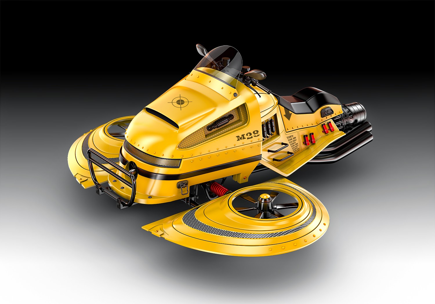 3D WORKS: HOVER BIKE