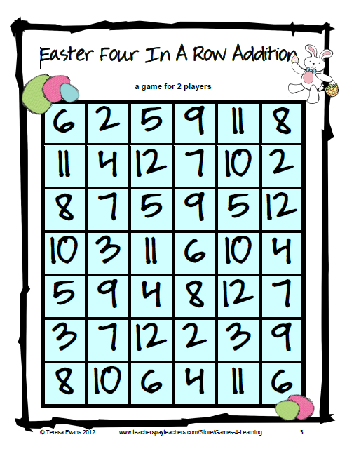 Fun Games 4 Learning: Easter Math and Easter Freebies