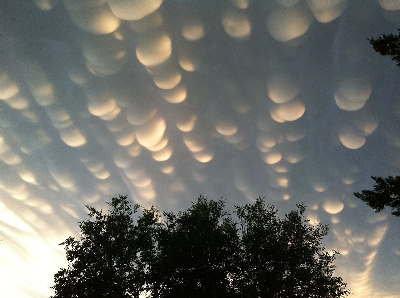 Mammatus Clouds over Saskatchewan | Earth Blog